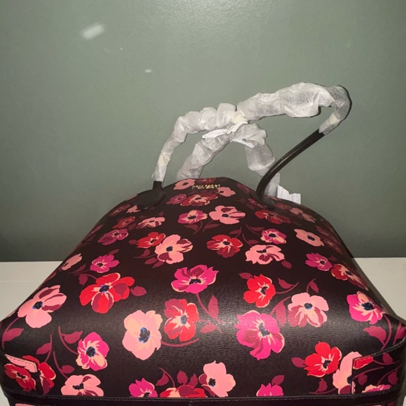 kate spade | Bags | Kate Spade Bleecker Fall Floral Tote Wdustbag ...